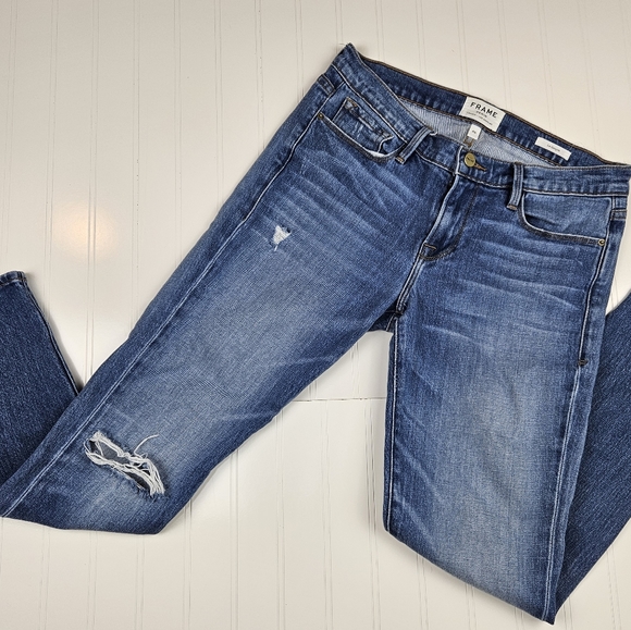 Frame Denim | Jeans | Frame La Garcon High Waist Ankle Slim Boyfriend ...